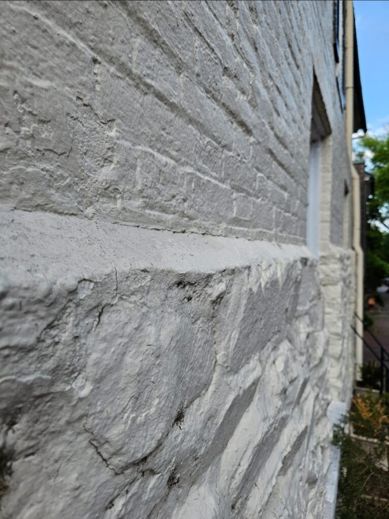 Taper in a Masonry Wall - Dupont Tuckpointing