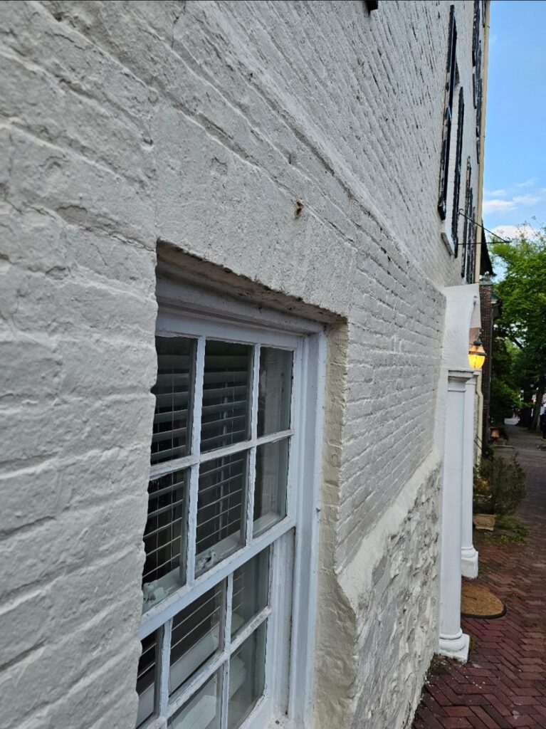 Taper in a Masonry Wall - Dupont Tuckpointing